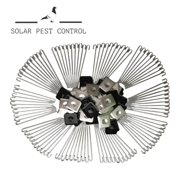 Aluminium Solar Panel Mesh Clips - Solar Pest Control